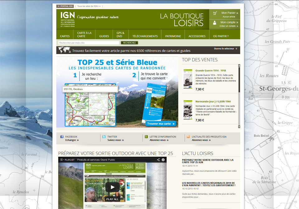 Trouver des cartes pour vos prochaines randonnées